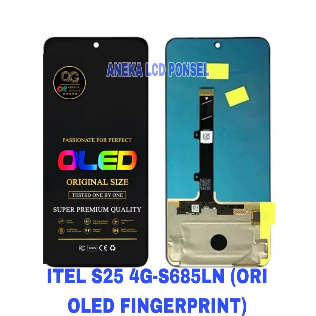 Jual LCD ITEL S25 4G-S685LN (ORI OLED FINGERPRINT) | Shopee Indonesia