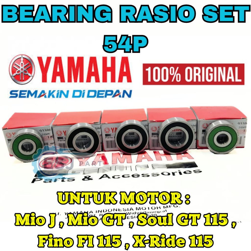 Jual BEARING RASIO SET 54P ASLI ORIGINAL YAMAHA MIO J GT/SOUL GT 115 ...