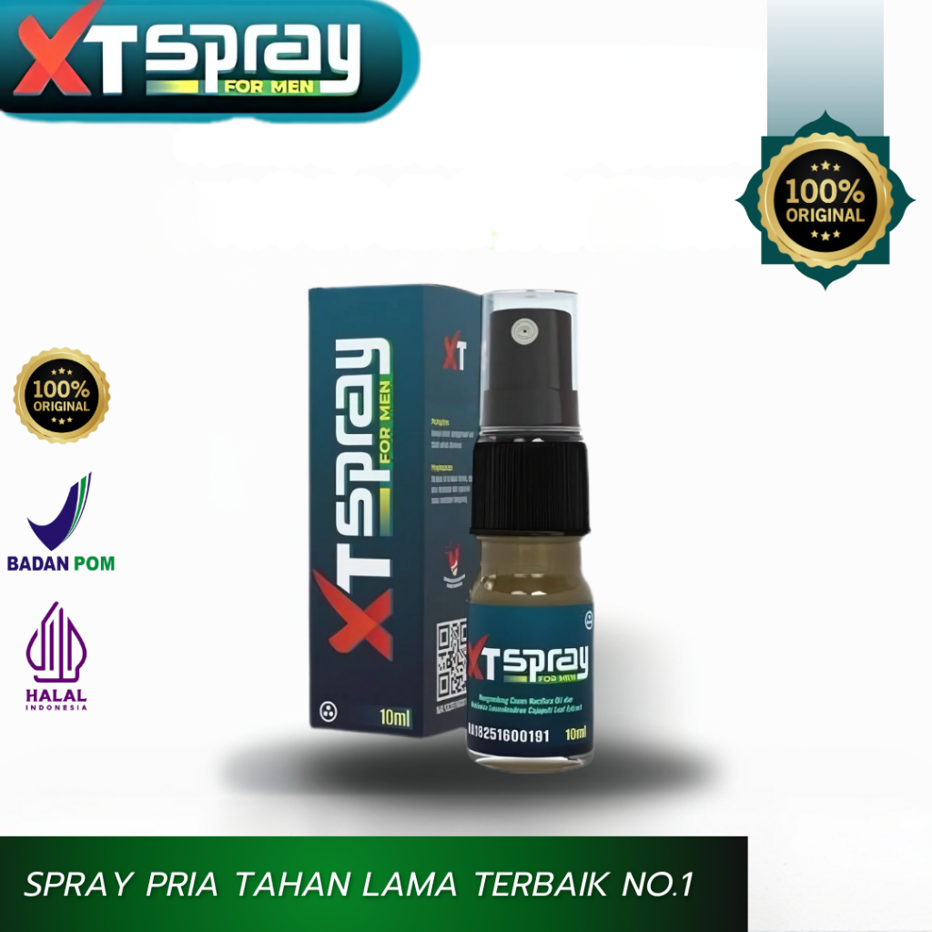 Jual XT Spray Obat Kuat Semprot Pria Tahan Lama Oles Spray Asli Herbal ...