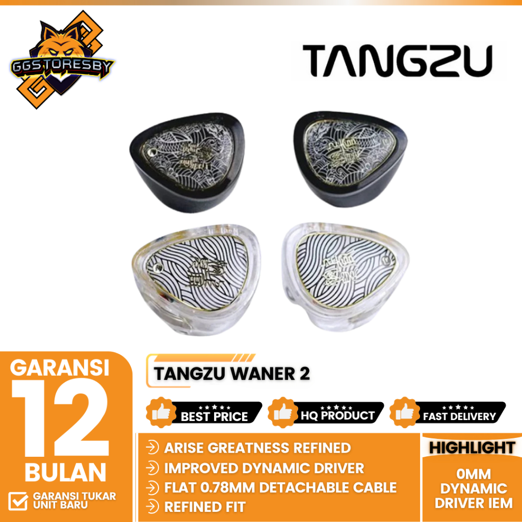 Jual Tangzu Waner 2 / Waner S.G 2 10mm Dynamic Driver In Ear Monitor ...
