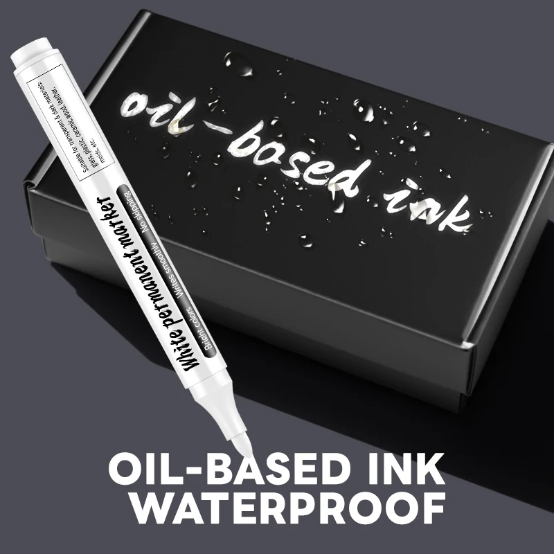 Jual Spidol Pulpen Permanen Warna Putih Oil Baset Tahan Anti Air ...