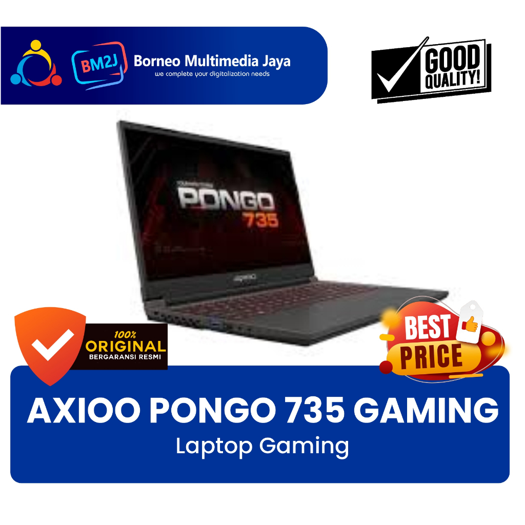 Jual Axioo Pongo 735 Intel i7-13620H 16GB SSD 512GB 15.6 INCH FHD ...
