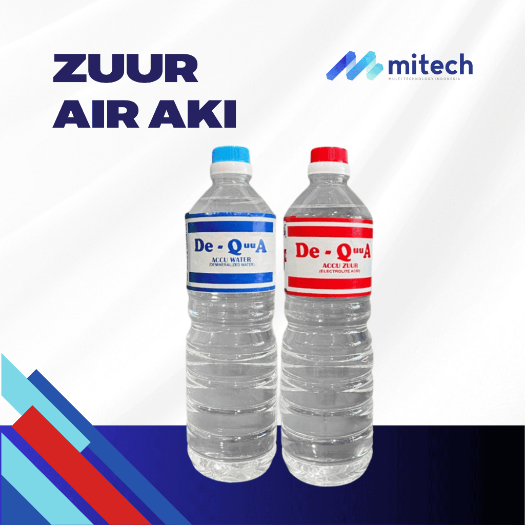 Jual Air Accu Zuur 5L Merah / Biru Air Aki Kendaraan | Shopee Indonesia