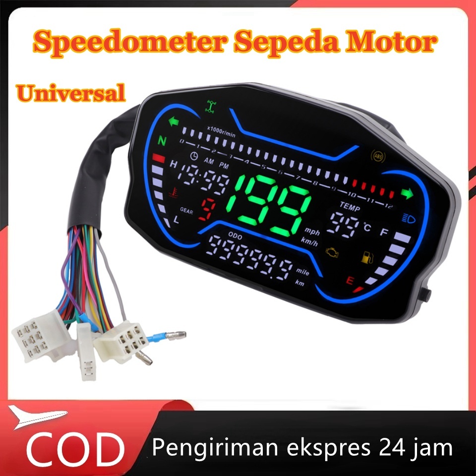 Jual Speedometer Digital Semua Motor Model Ducati Ninja Vixion Byson ...