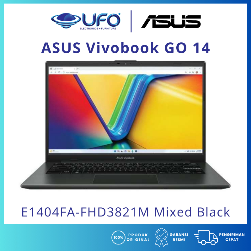 Jual LAPTOP ASUS Vivobook Go 14 E1404FA-FHD3823M Cool Silver - 14"/AMD ...