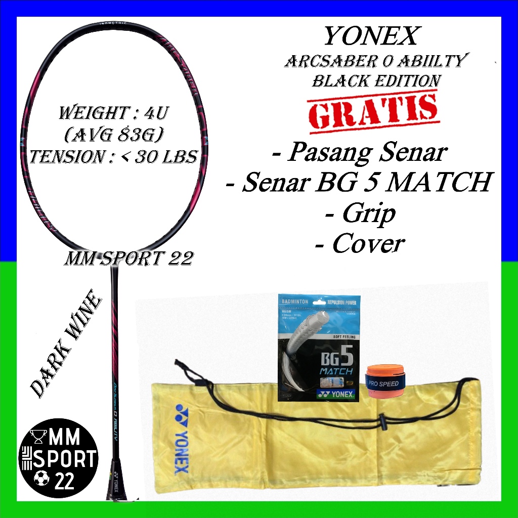 Jual Raket Badminton YONEX ARCSABER 0 Series ORIGINAL | Shopee Indonesia