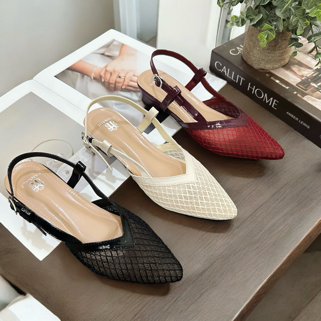 Jual Sepatu Heels Wanita Motif Jaring Terbaru - Heels Wanita Model Tali ...
