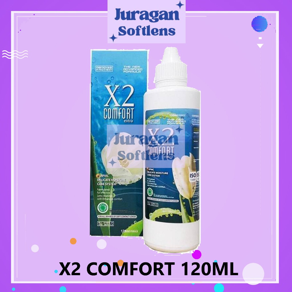 Jual (Grosir 15.000) Air Softlens X2 Comfort 120ml Pencuci Softlens ...