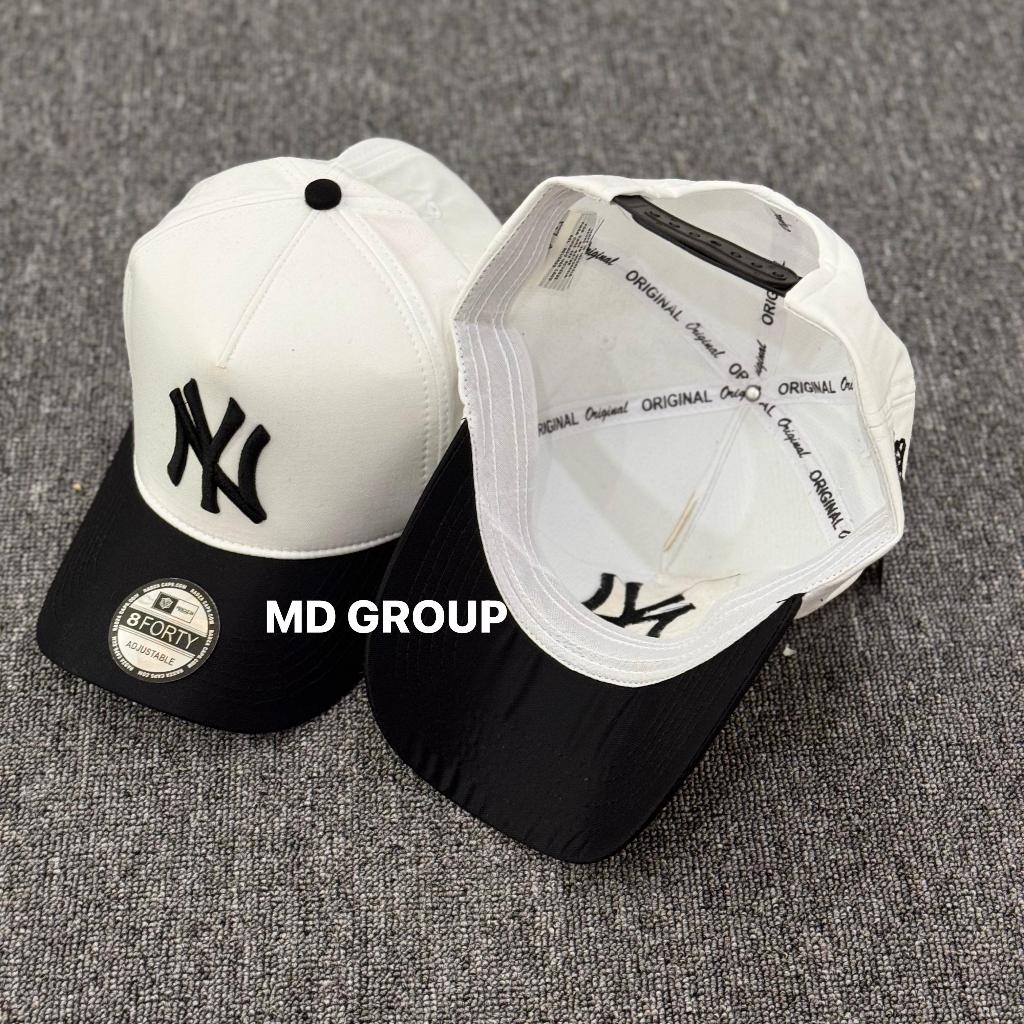 Jual Topi Baseball Trendy 2025 Pria Wanita Caps NY WHITE BLACK Strep ...