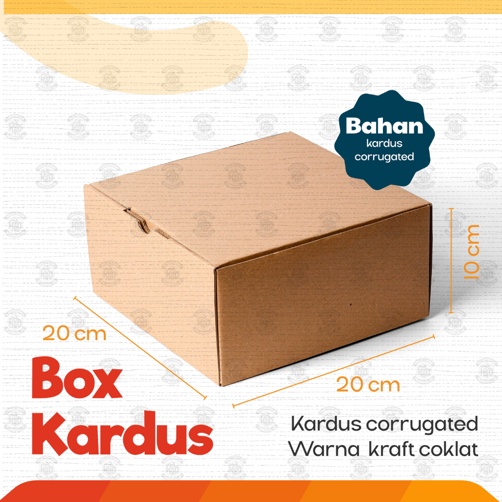 Jual Kardus Corrugated 20x20x10 CM | Die Cut | Kotak Karton | Box ...