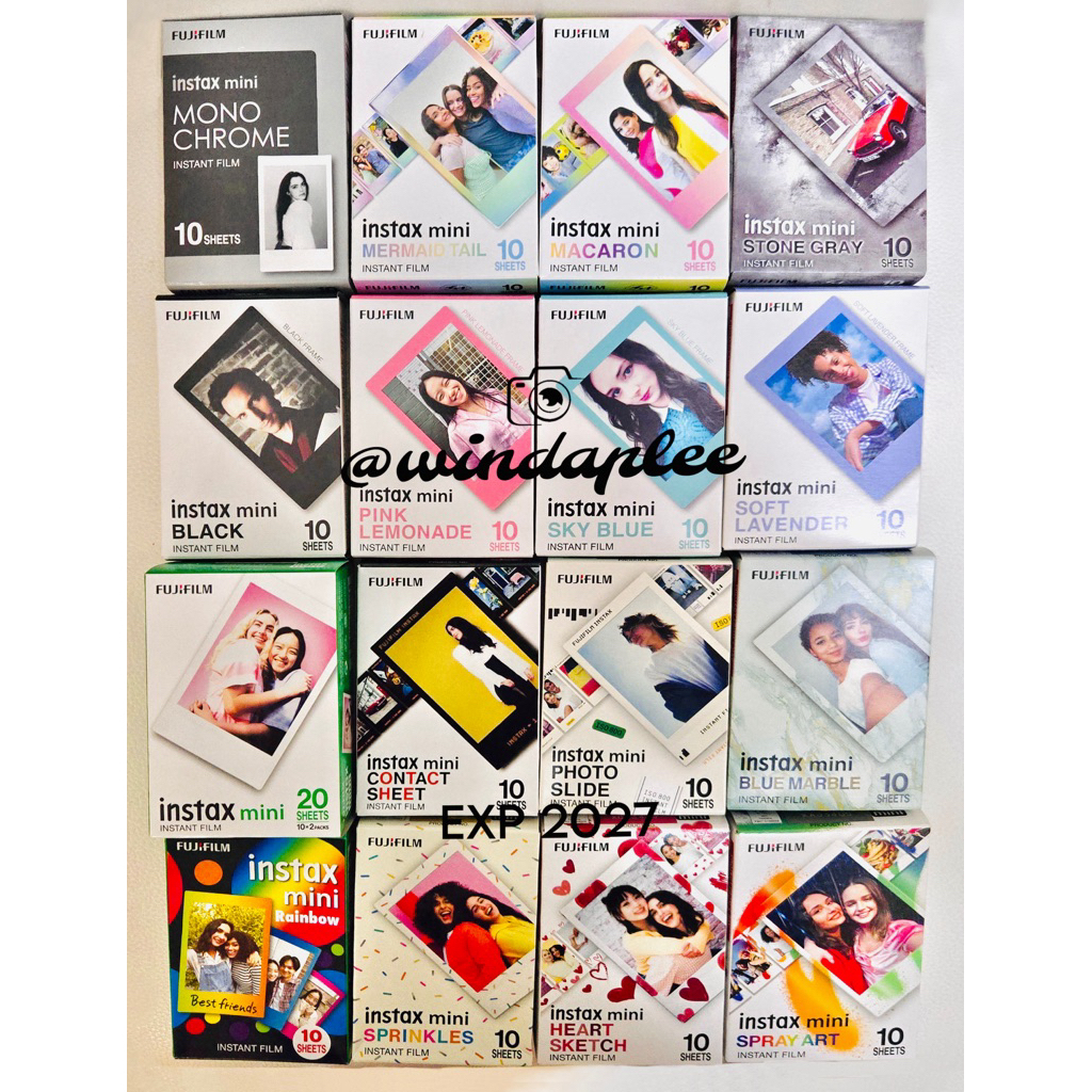 Jual [READY & INSTANT] Instax Mini Paper Refill Film Single & Twin Pack ...