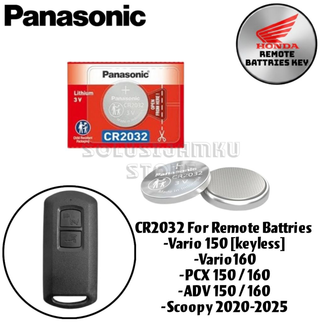 Jual Baterai Remote Motor Honda Vario PCX ADV Scoopy 2020-2025 CR2032 ...