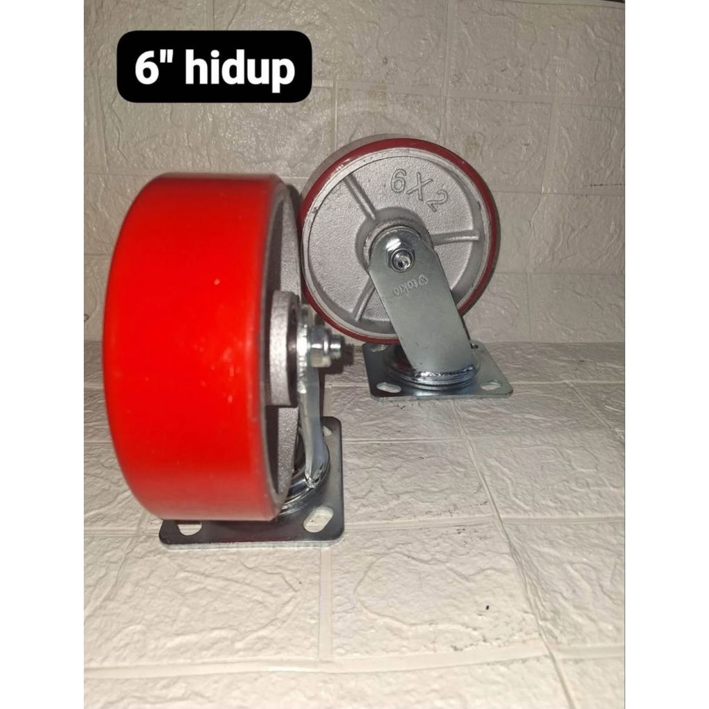 Jual RODA NYLON MERAH 6IN BERBAGAI JENIS (HIDUP, MATI, REM) | Shopee ...