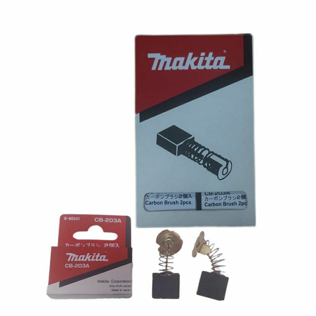 Jual 1 set Carbon Brush Arang Spul CB 203A makita demolition hammer | Shopee Indonesia