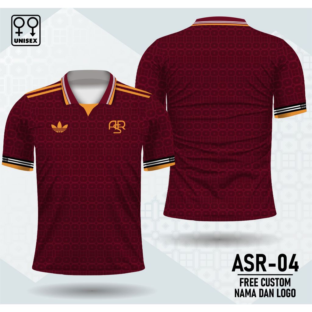 Jual jersey vintage bola kaos jersey fantasy Roma musim 25/26 bahan ...