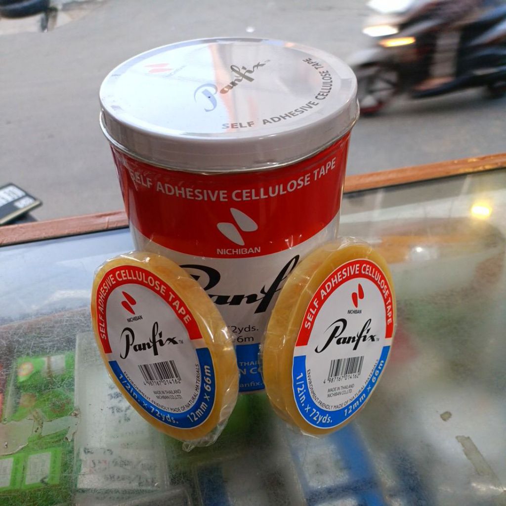 Jual isolasi PANFIX 1/2 in x 72 yard harga per 1 roll | Shopee Indonesia
