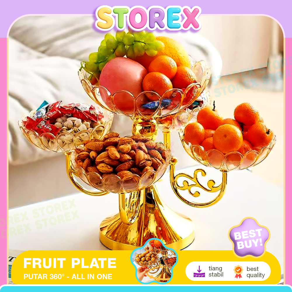 Jual Storex Tempat Permen Snack Mewah Aesthetic Tempat Buah Untuk ...