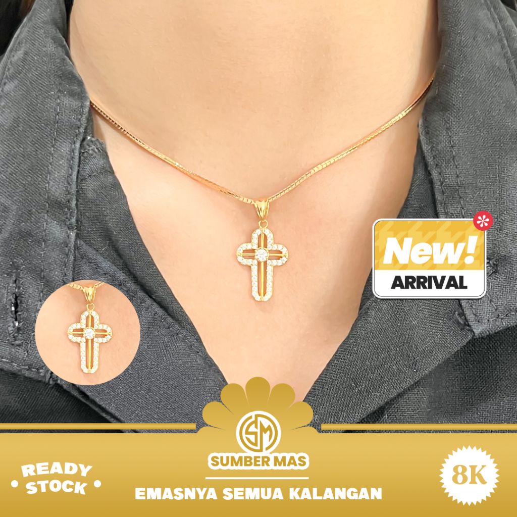 Jual LIONTIN EMAS ROSARIO ELEGANT VIRAL FASHION 8K - SUMBER MAS ...