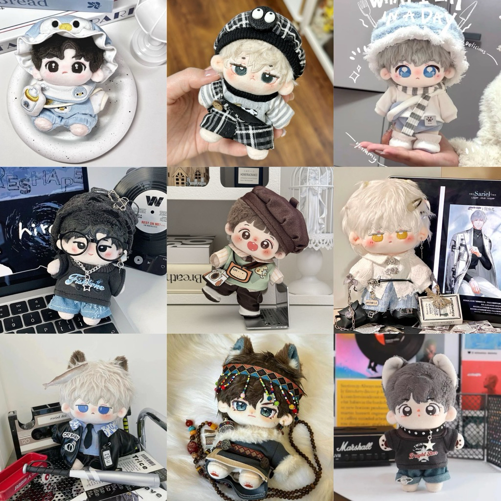 Jual PO CLOTH DOLL 10 CM BONEKA BAJU 10cm LUCU MURAH CUTE | Shopee ...