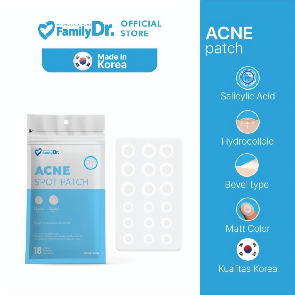 Jual Family Dr Acne Spot Patch | Plaster Jerawat | Acne Patch isi 18 ...