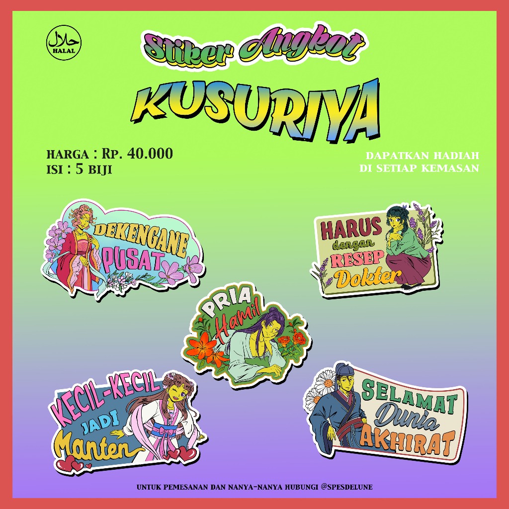 Jual Stiker Angkot Kusuriya | Shopee Indonesia