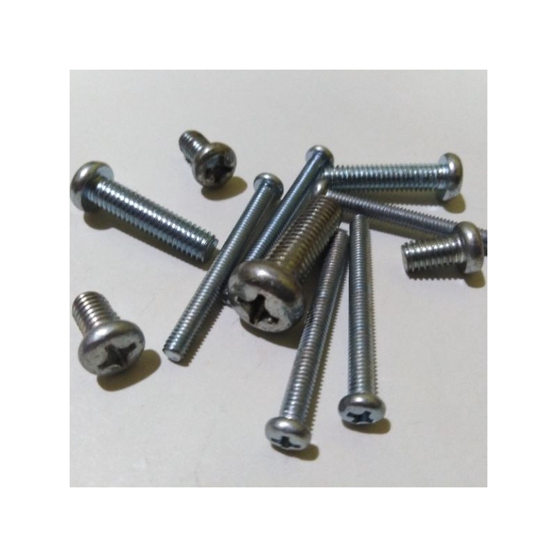 Jual Baut JP kepala obeng + M 4 isi = 100 pcs | Shopee Indonesia