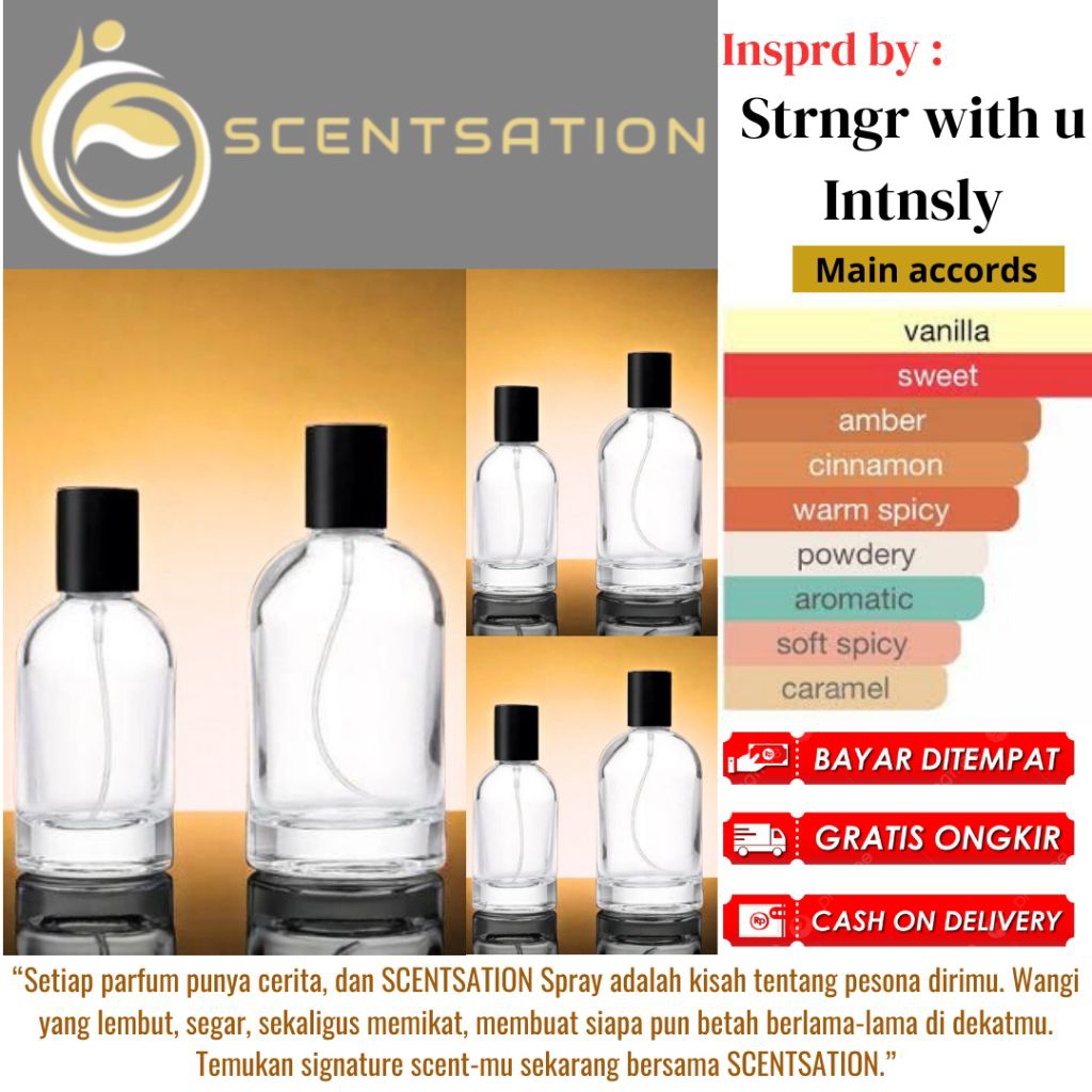 Jual SCENTSATION - Parfume spray inspired by strongerr withh youu ...