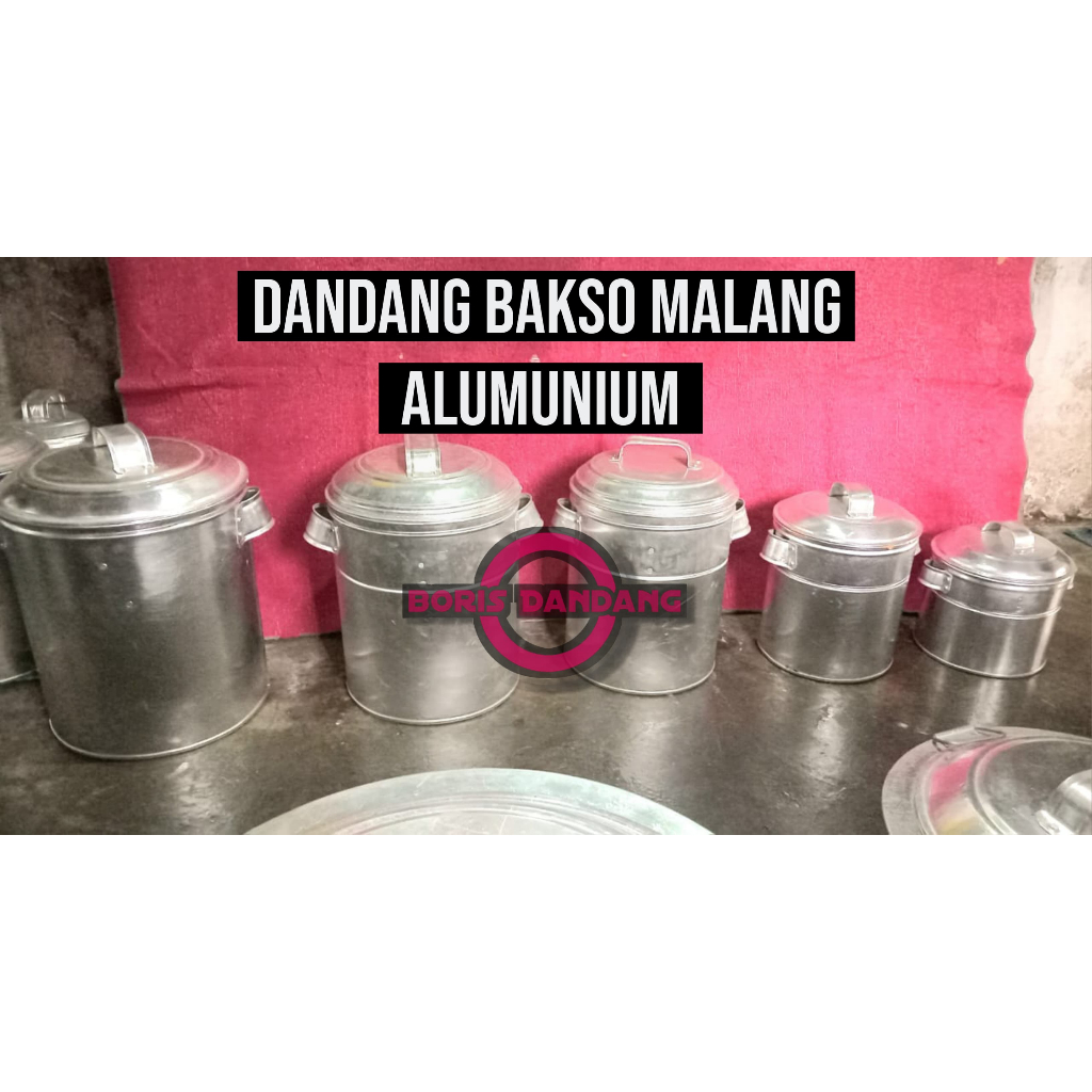Jual Dandang Bakso Aluminium Panci Bakso Kecil Besar Uk 25 26 30 32 35 ...