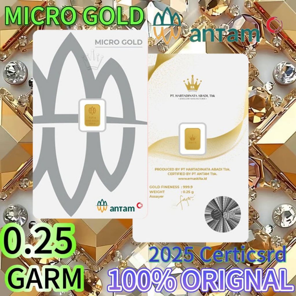 Jual ANTAM 0.25 GR 2025 | Logam Mulia Emas 99.99% 24K | Shopee Indonesia