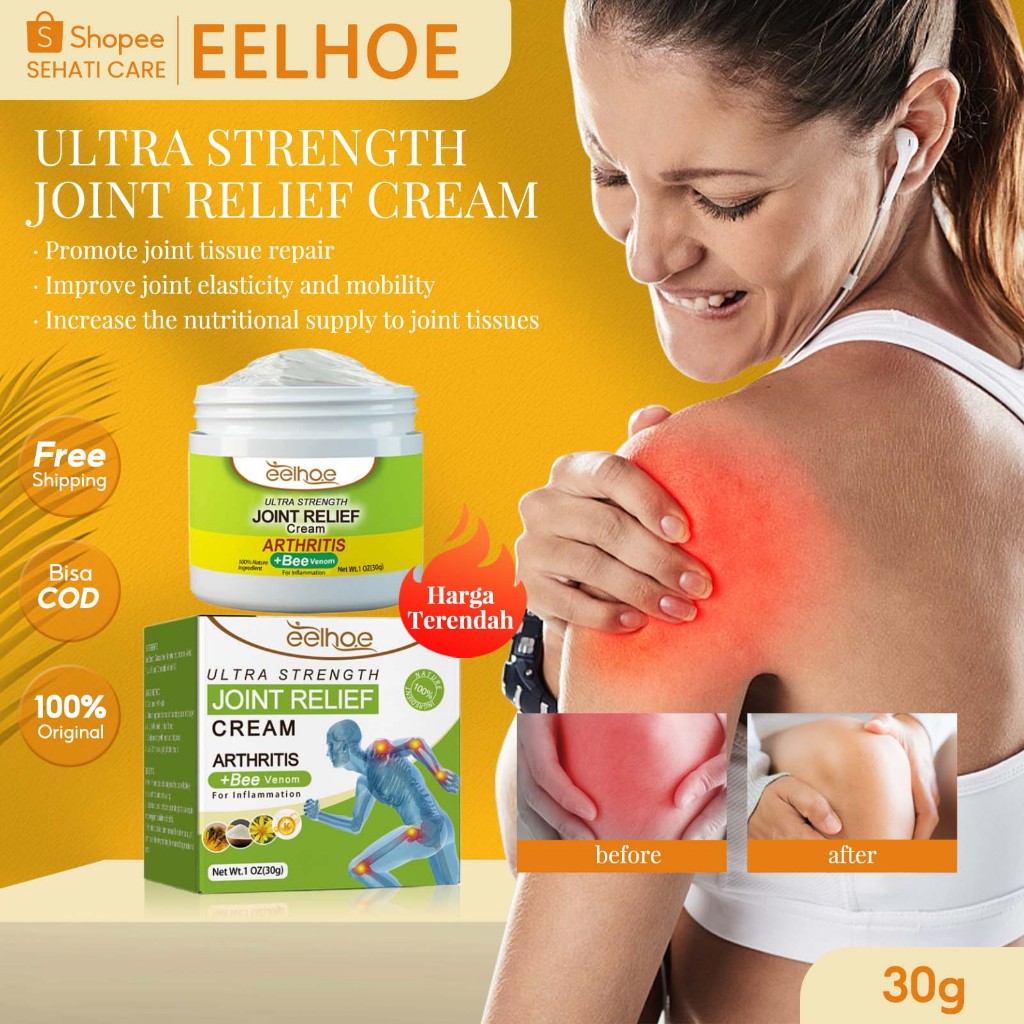 Jual EELHOE Ultra Strength Joint Relief Cream 30g Krim Terapi Nyeri ...