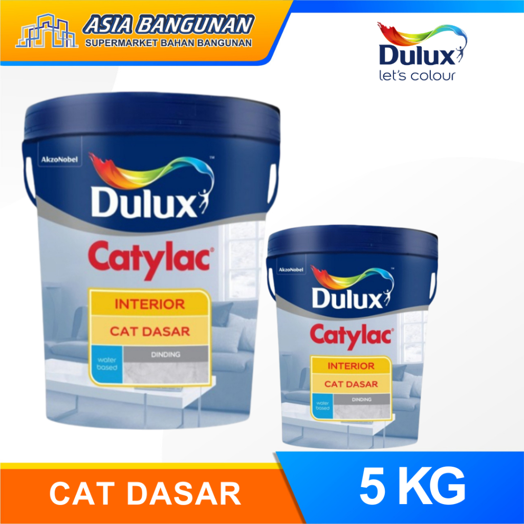 Jual Dulux Catylac Plamur Interior/Cat Tembok 5 Kg Cat Dasar Tembok ...