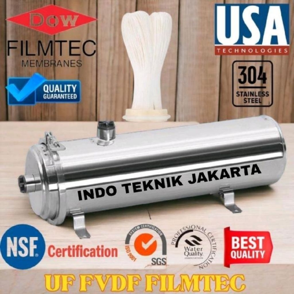 Jual Ultrafiltrasi PVDF 1000L/H Water Pre Filter 1000 L/H Filter Air ...