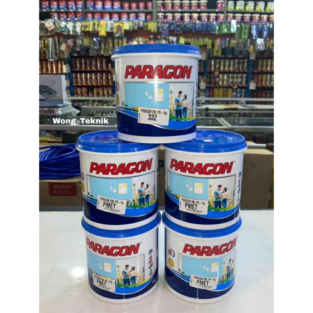Jual cat tembok PARAGON interior kemasan 1 kg | Shopee Indonesia