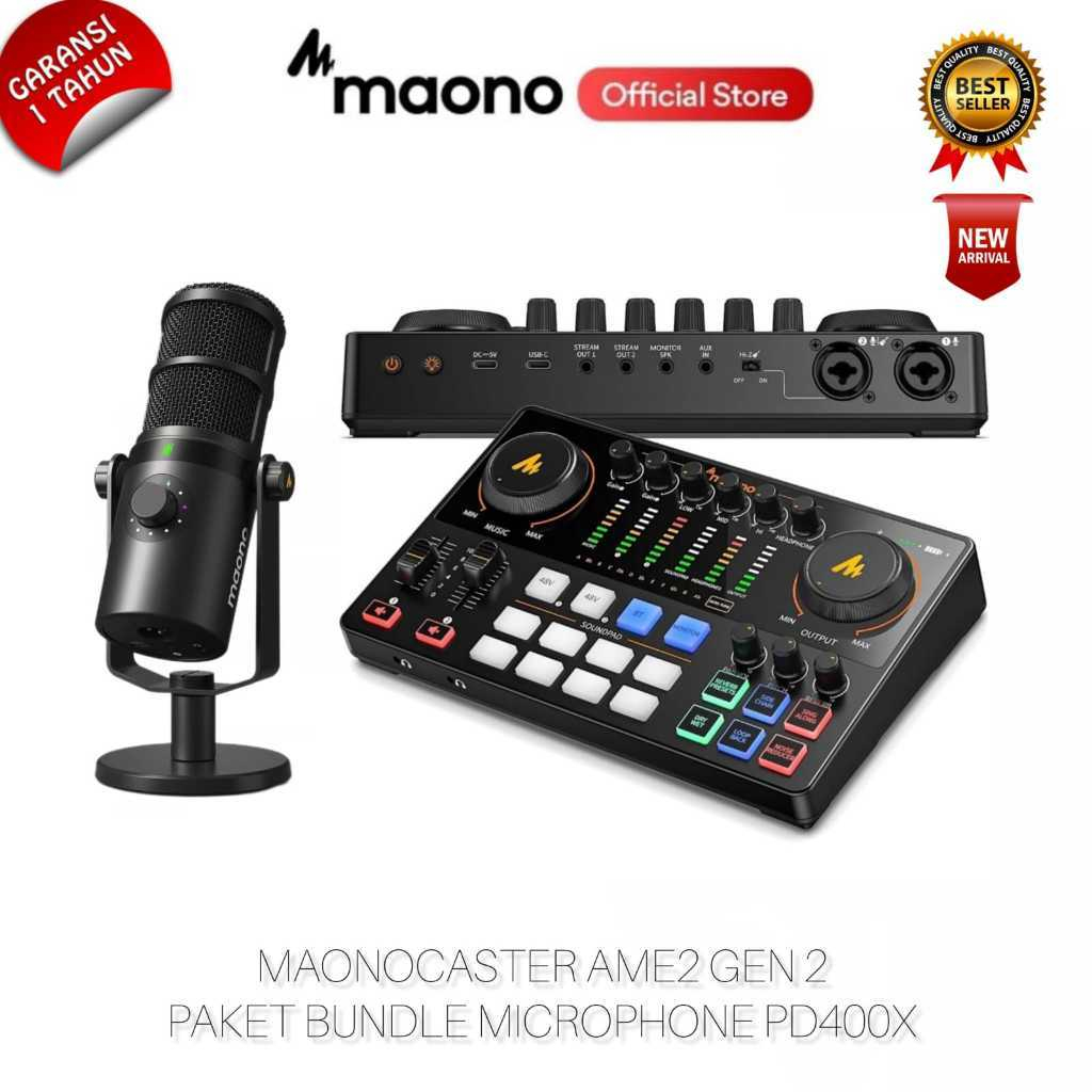 Jual NEW ORIGINAL MAONO AME2 Gen2 with Mic PD400X AME 2 Gen 2 PD 400X ...