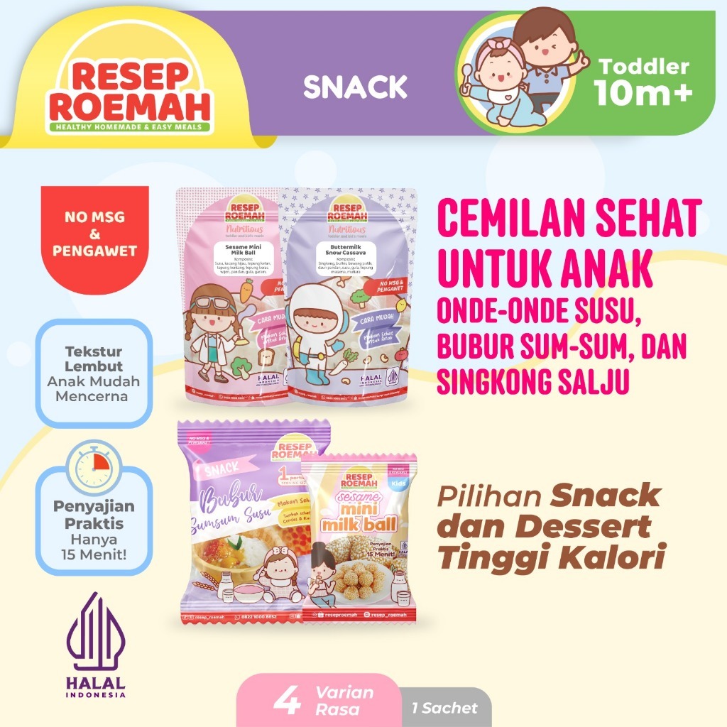 Jual Resep Roemah Snack Sehat Anak Sekolah/ Cemilan Sehat / Homemade ...