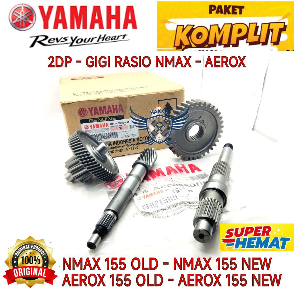 Jual 2DP ORIGINAL GIGI RASIO KOMPLIT YAMAHA NMAX, GIGI RASIO YAMAHA ...