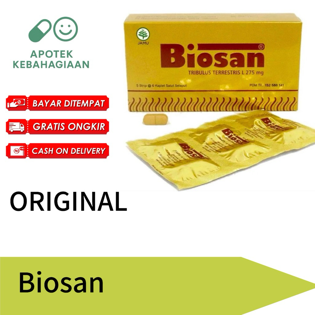 Jual Biosan Isi 30 Tablet Suplemen | Shopee Indonesia