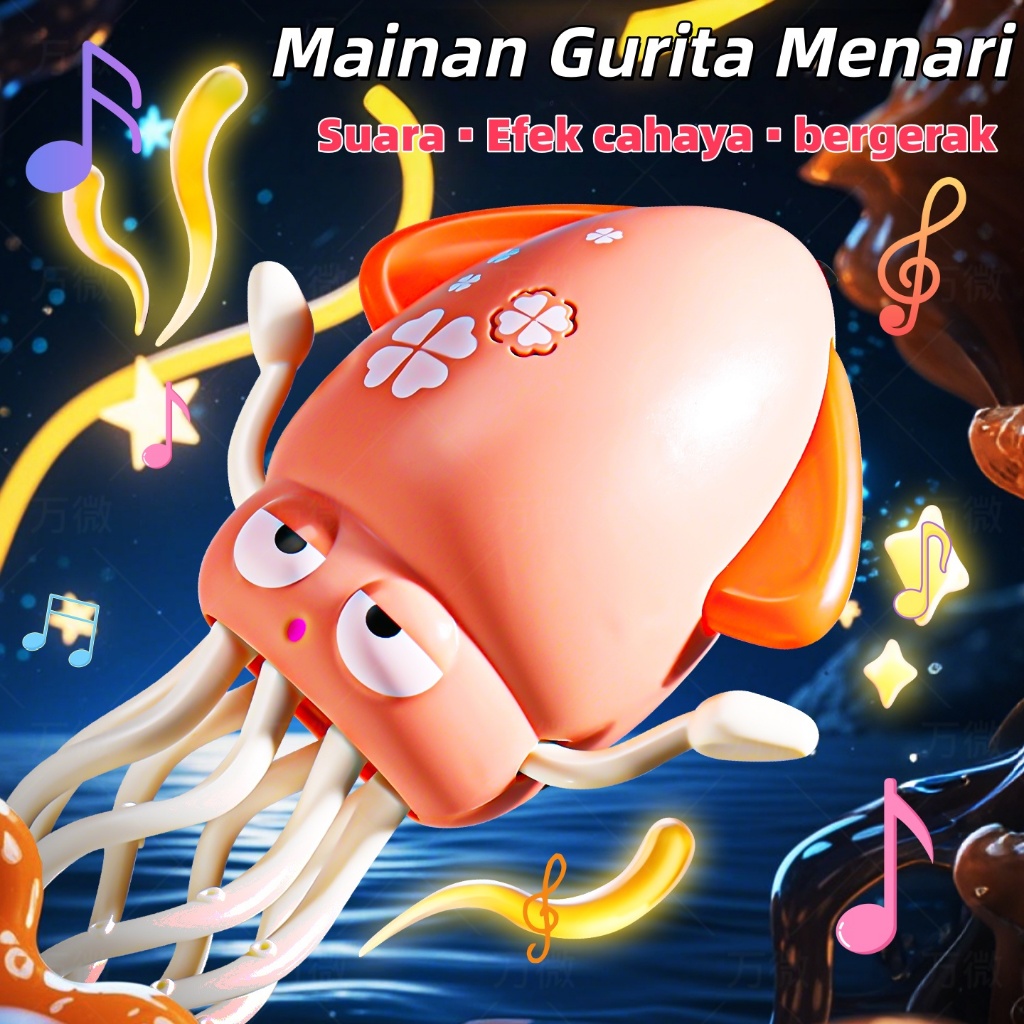 Jual GPT Mainan Gurita Menari Dancing Squid Robot Anak Kado Ulang ...