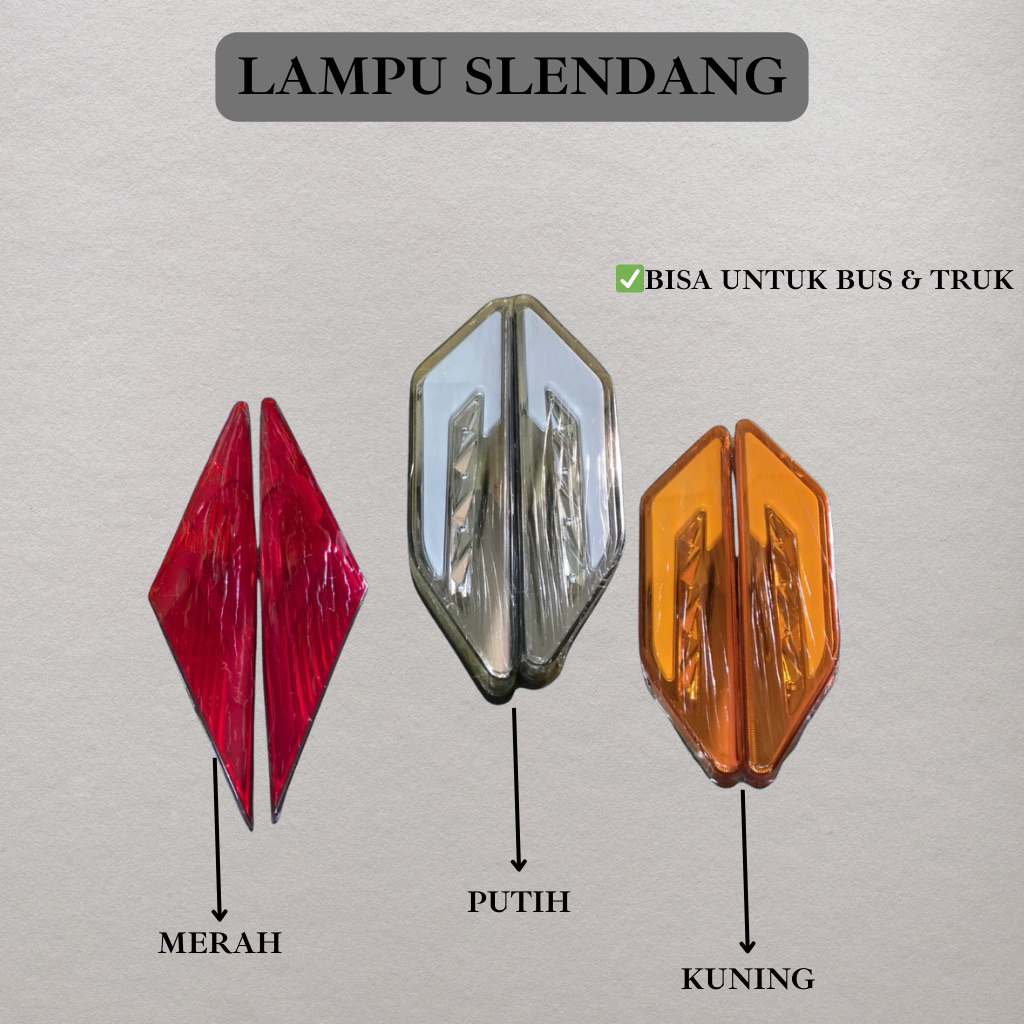 Jual Lampu Slendang Bus & Truk // Lampu Slendang Bus Depan // Lampu ...