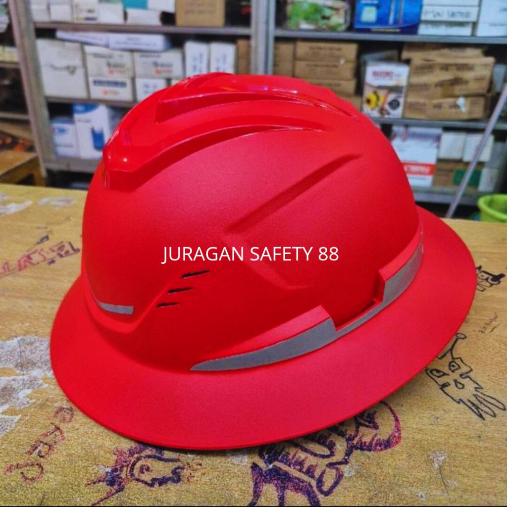 Jual Helm Msa Full Brim / Safety Helmet Proyek New Type C1 Sarang ...