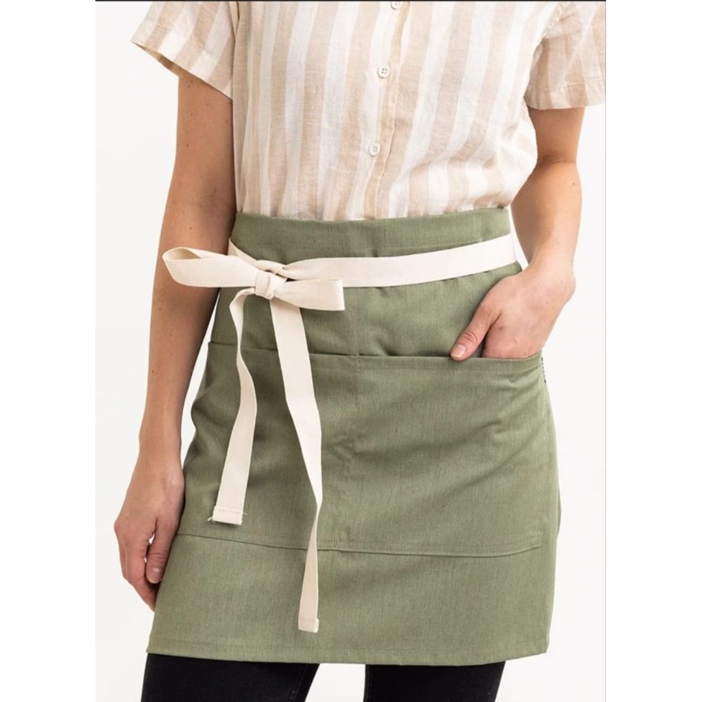Jual Alfat - Celemek Apron Waiters Korean Style Chef Bawahan Premium ...