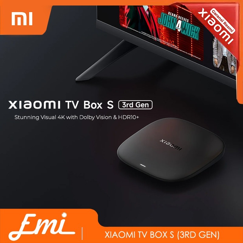 Jual Xiaomi TV Box S (3rd Gen) UHD 4K Dolby Vision Dolby Atmos & DTS:X Wi-Fi 6 Google TV Mi Box ...