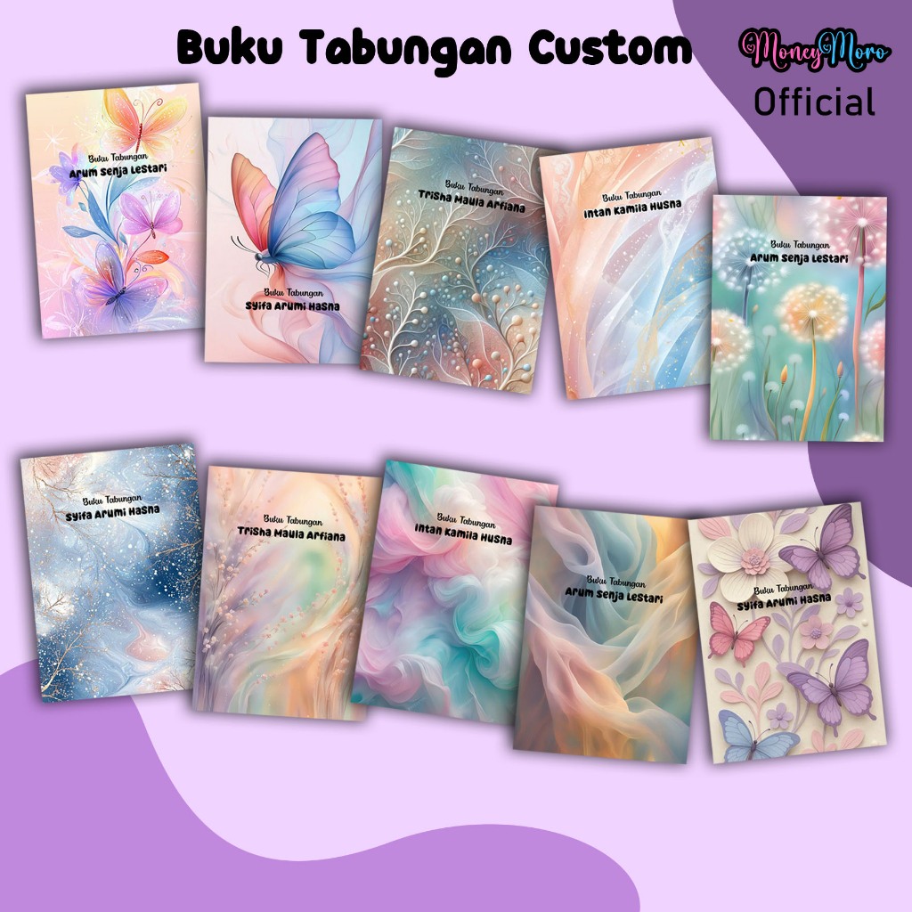 Jual Moneymoro Buku Tabungan Custom Kode 201-210 | Shopee Indonesia
