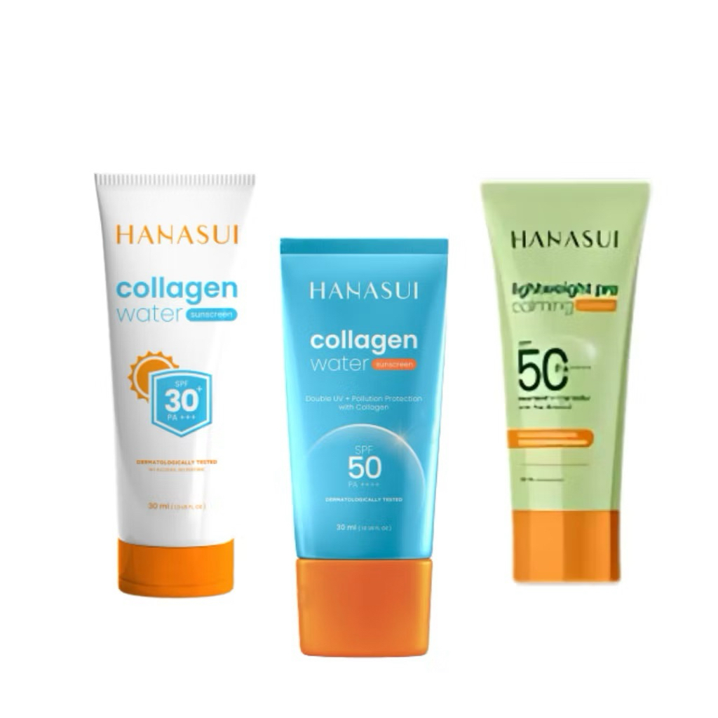 Jual Hanasui Lightweight Pro Calming Sunscreen SPF 50 30mL | Shopee ...