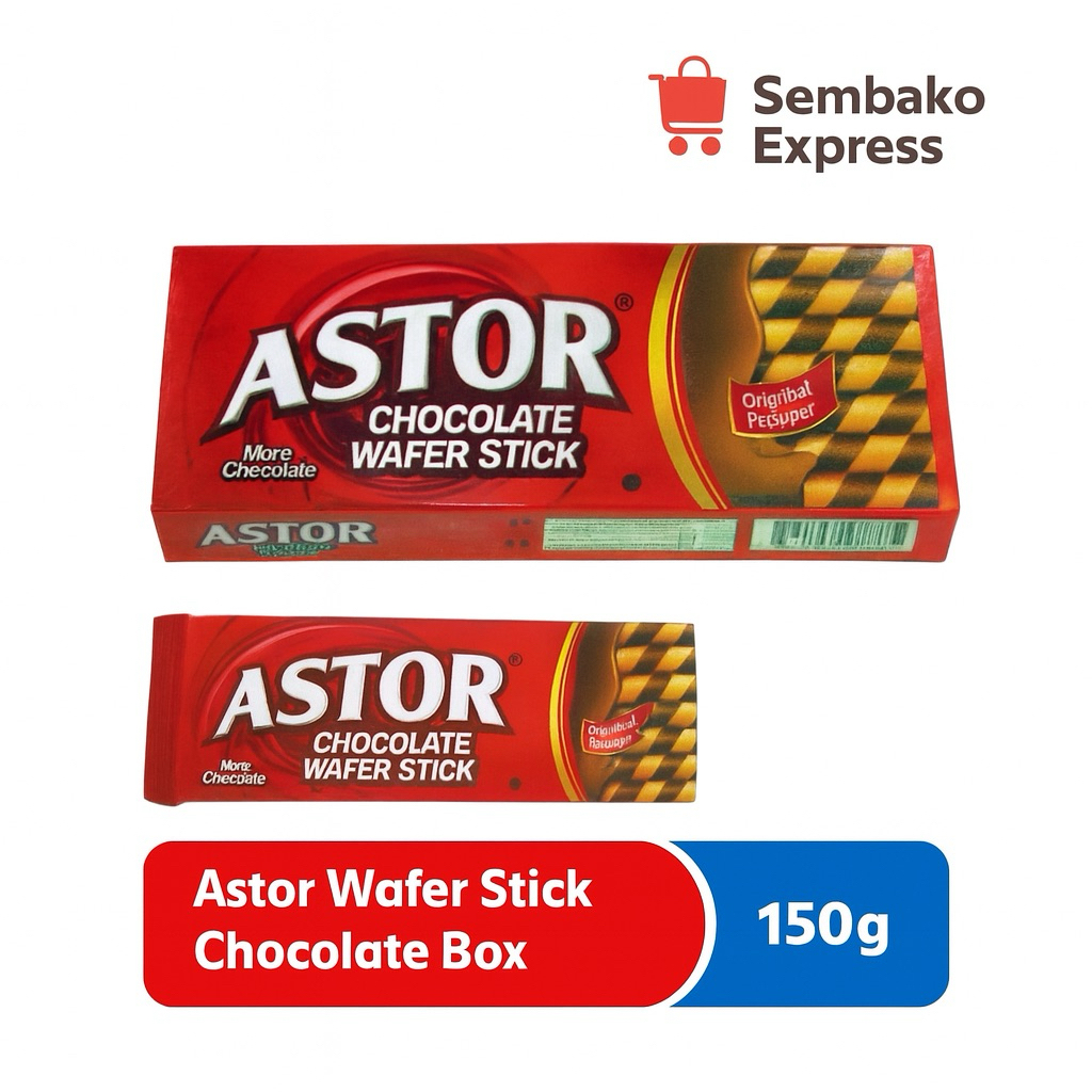 Jual Astor Wafer Stick Chocolate Box 150g | Shopee Indonesia