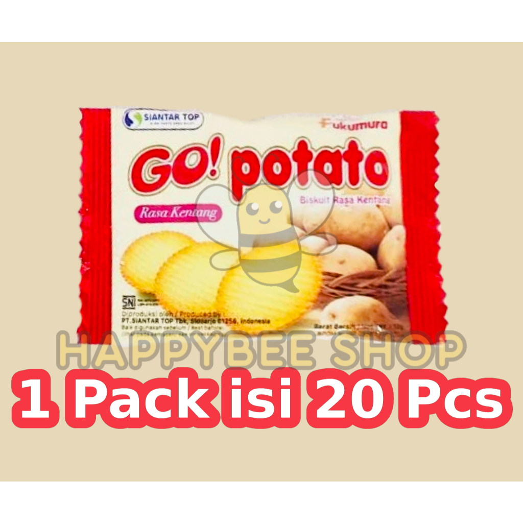 Jual Go Potato | Go!Potato 1 Pack isi 20 Pcs | Shopee Indonesia