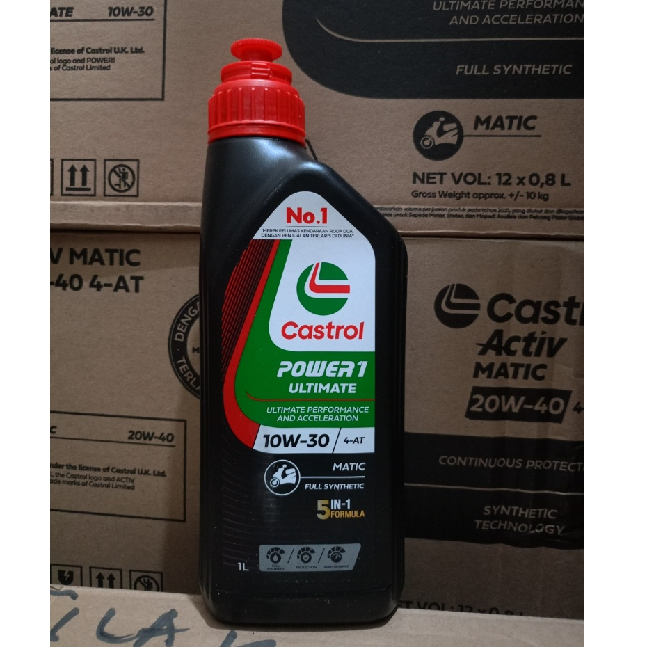 Jual OLI MESIN CASTROL ULTIMATE MATIC SAE 10W-30 800ML / 1 LITER ...
