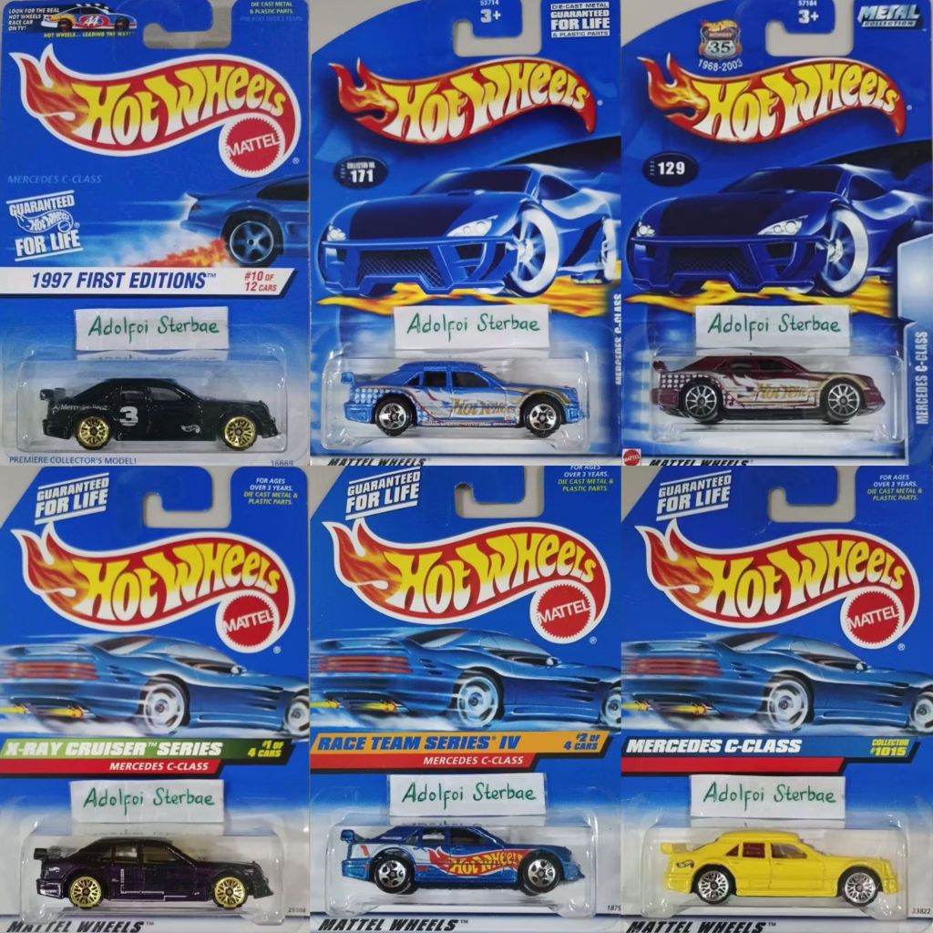 Jual hotwheels hot wheels mercedes c-class c class 1997 first editions ...