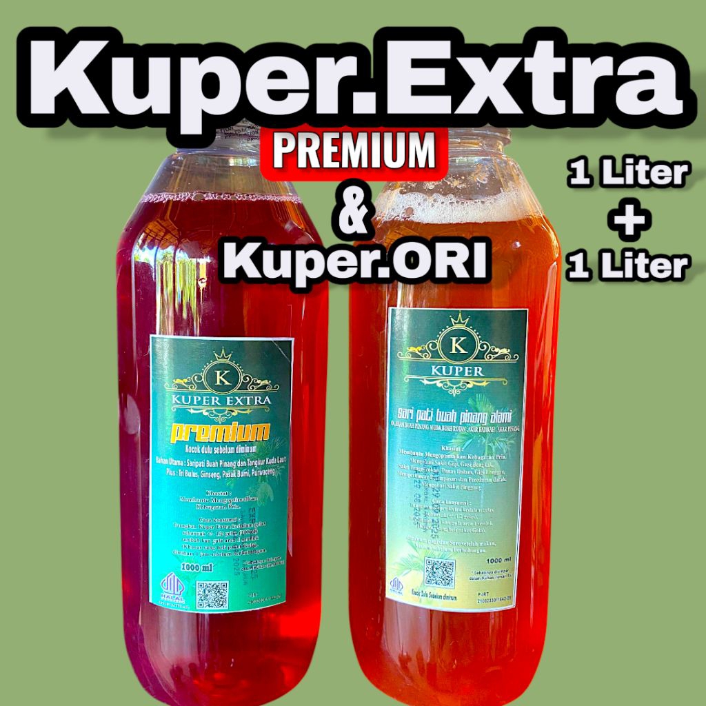 Jual Kuper extra premium 1 liter + Kuper Ori 1 liter | Shopee Indonesia