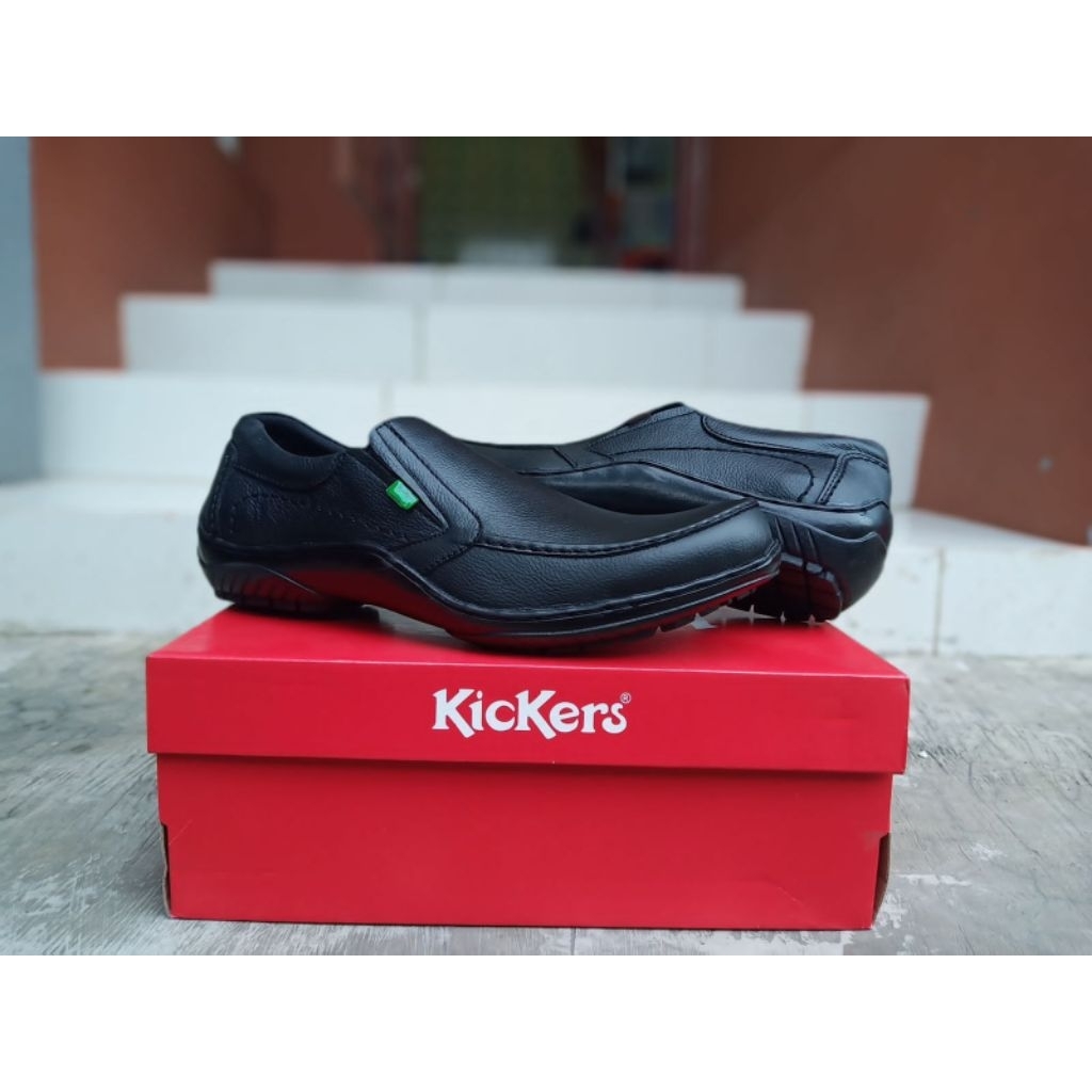 Jual Sepatu Pantofel Kickers Pria | Sepatu Kickers Slop Kulit Kerja ...